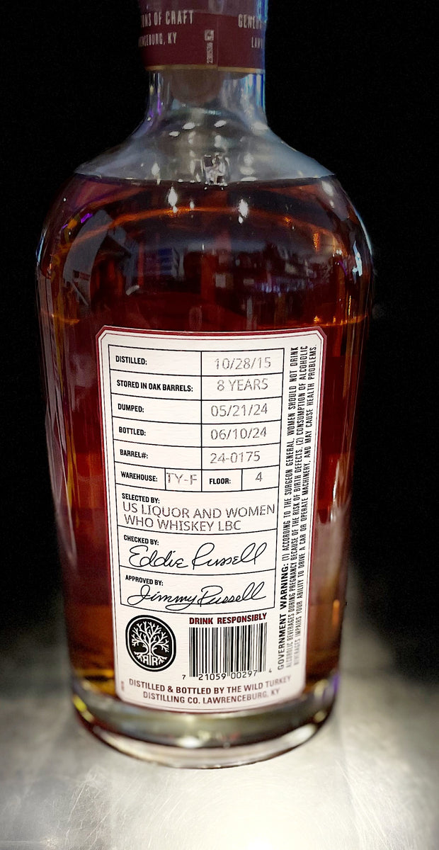 RUSSELL'S RESERVE SINGLE BARREL STORE PICK BY WOMEN WHO WHISKEY LBC ...